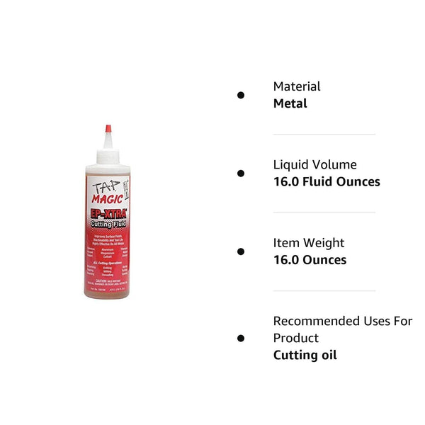 Tap Magic EP-Xtra Cutting Fluid, 16oz. (3 Pack) – LightJunction